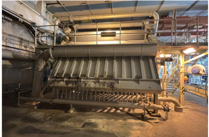 PULP DRYING LINE 4200 mm Ahlström with Kamyr wet lap machine 600 AD ton ...